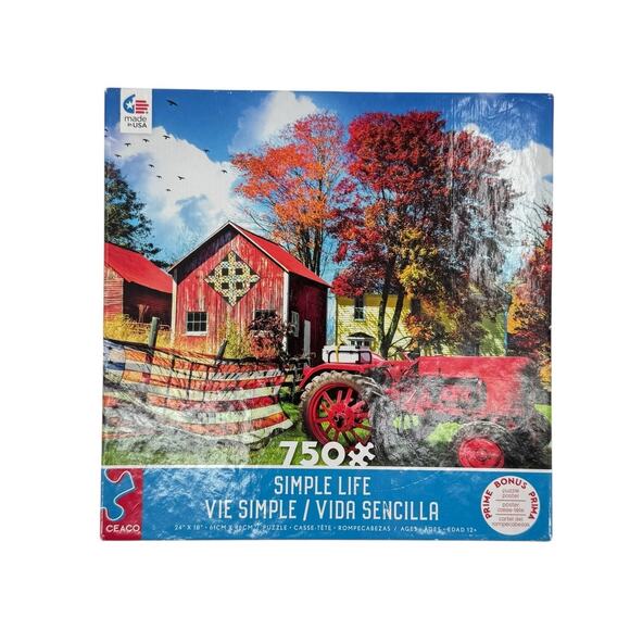 Ceaco (Puzzles) | Games | Ceaco Simple Life Americana Fall Farm 75 ...